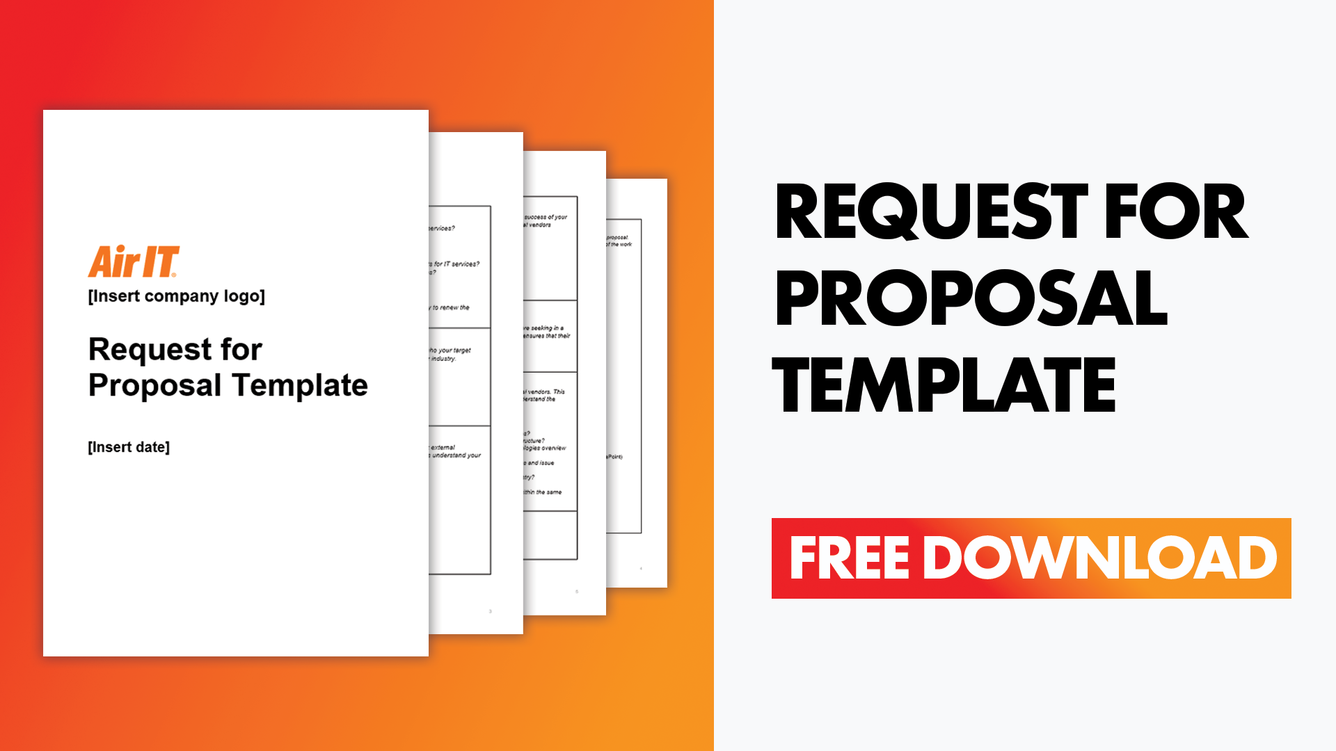 Request for Proposal Template